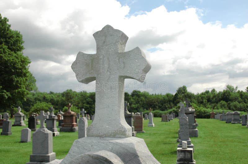 Cemetery in small village editorial photo. Image of alley - 72860126