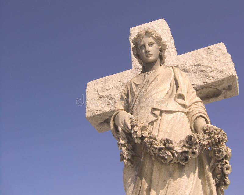 Cemetery Angel stock image. Image of appeal, plea, cherub - 536299