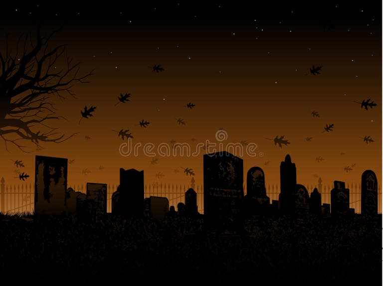 Cemetery background stock vector. Illustration of background - 10467205