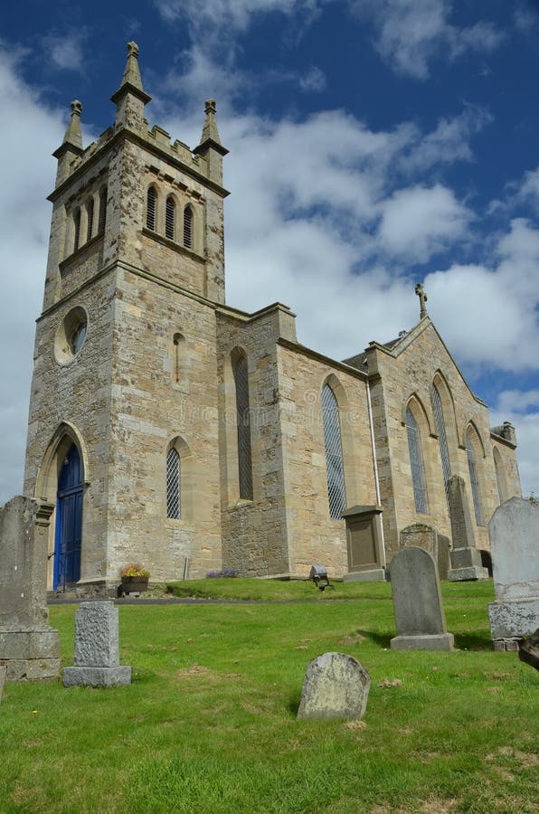 Collessie Church stock photo. Image of fife, religion - 44002012