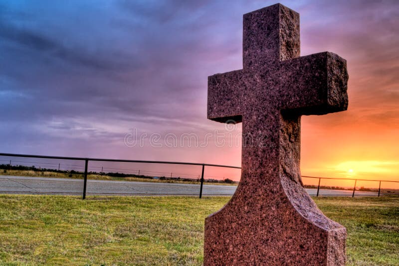 Cemetery Cross stock image. Image of memorial, sandstone - 22700465