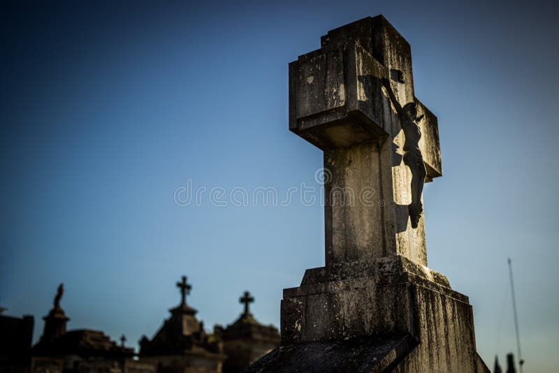 Cemetery Cross stock image. Image of memorial, sandstone - 22700465