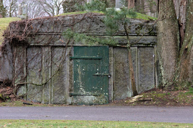 Cemetery crypt stock photo. Image of facade, cemetery - 73234920