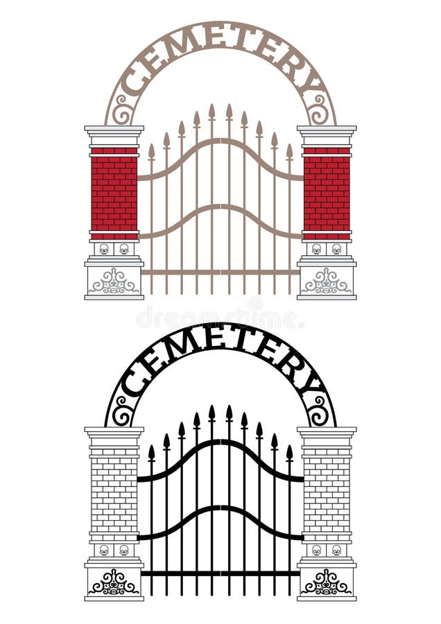 Cemetery Gate Stock Illustrations – 5,573 Cemetery Gate Stock ...