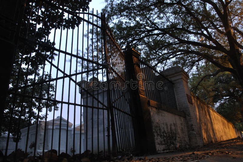 Cemetery gates stock image. Image of sepulcher, grave - 19311383