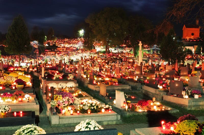 Cemetery with grave stock photo. Image of flower, light - 35249286