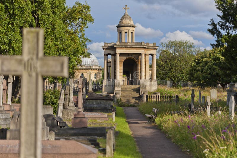 Cemetery Mausoleum stock photo. Image of graves, cross - 37612152