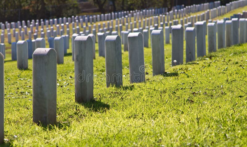 Cemetery rows stock image. Image of close, travel, parks - 12554305