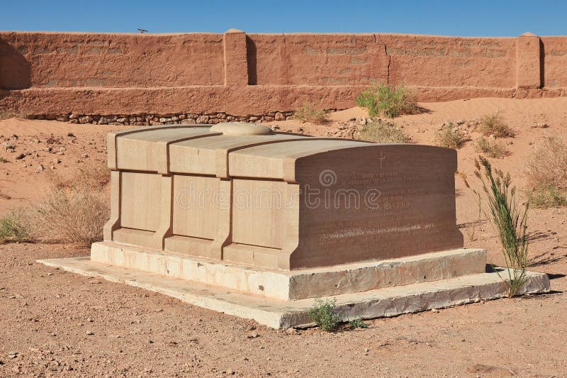 The Cemetery in the Sahara Desert in the Heart of Africa Editorial ...
