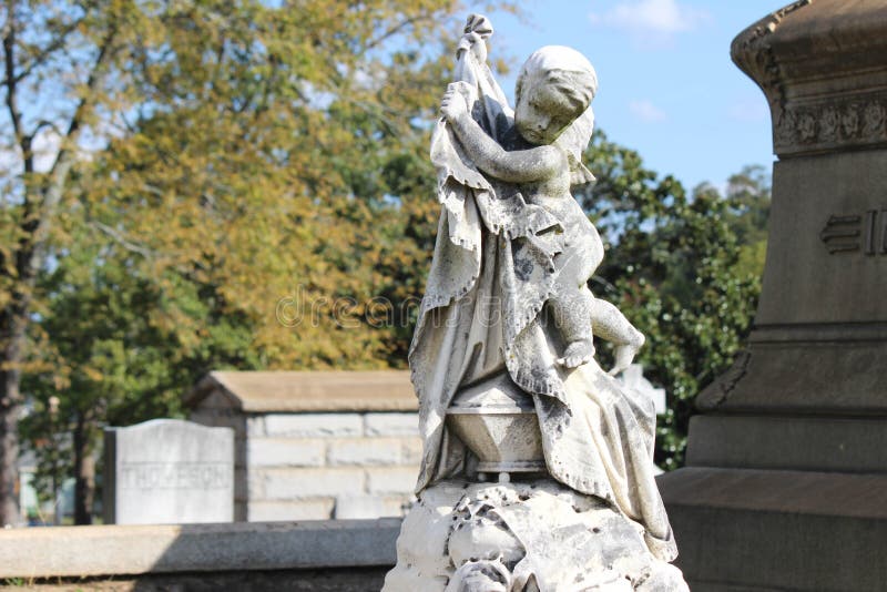 Cemetery Statues stock image. Image of cemetery, historic - 45474997