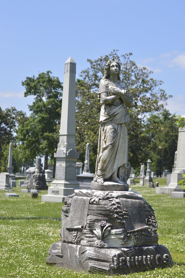 Cemetery Stature stock image. Image of mourn, haunting - 40908377