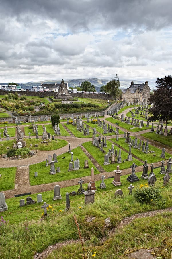 Cemetery in Stirling stock image. Image of historical - 84896323