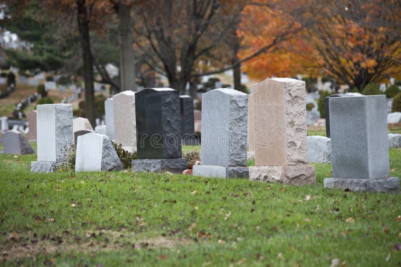 Cemetery Stones stock photo. Image of grass, beautiful - 36275074