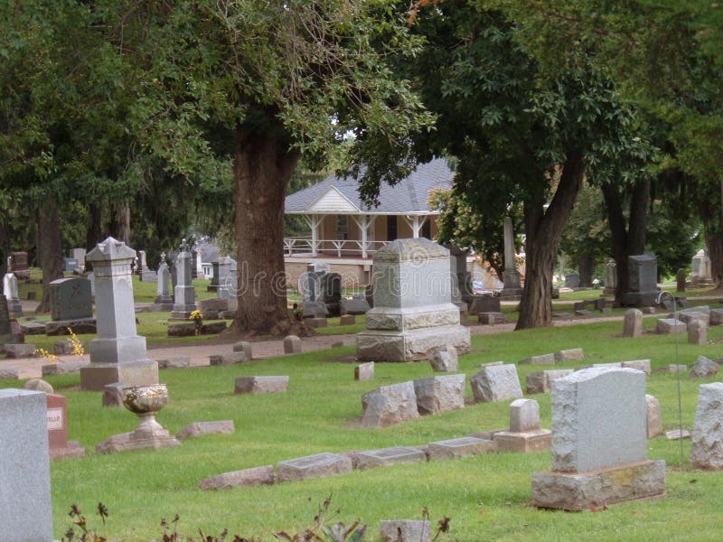 Cemetery stock image. Image of cinderblocks, gravestone - 111283105