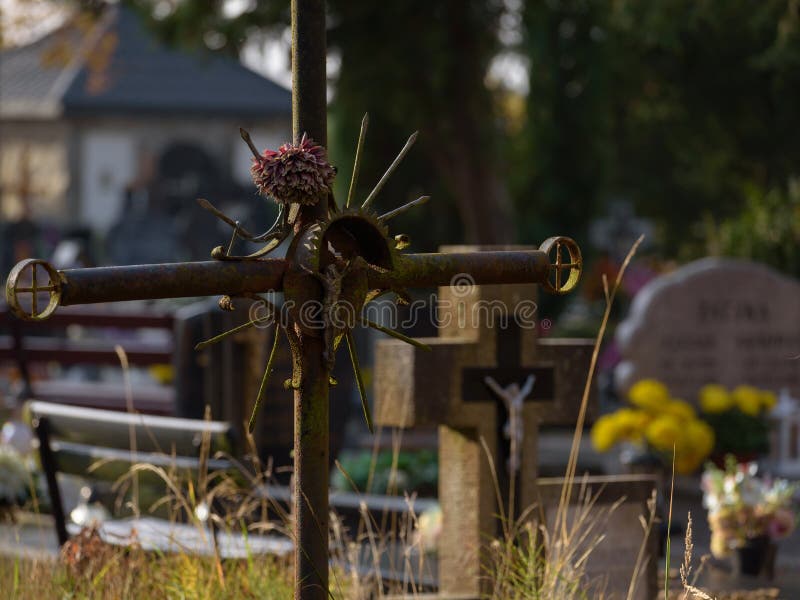 CEMETERY stock photo. Image of bereavement, history - 270152788