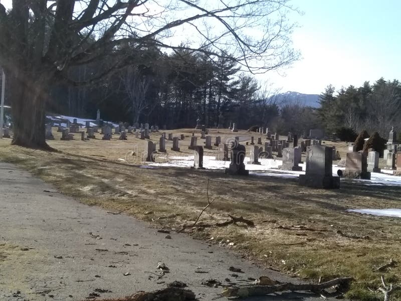 Cemetery view stock image. Image of mountain, view, resting - 113624663