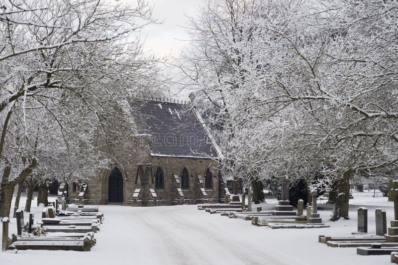 Cemetery, winter time stock image. Image of freeze, scene - 17854593