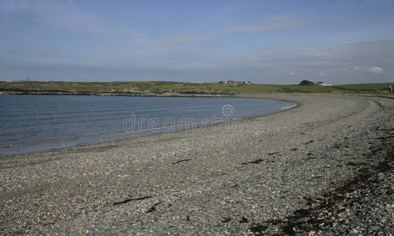 Cemlyn Bay stock image. Image of reserve, nature, stone - 34592093