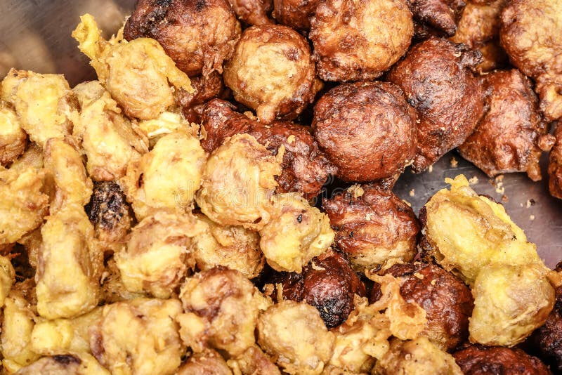 Fried Cempedak ( Also Known As Artocarpus Integer ) in a Basket and ...