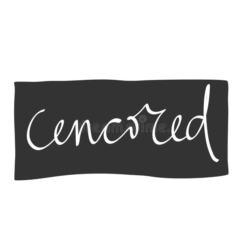 Cencored Stock Illustrations – 6 Cencored Stock Illustrations, Vectors ...