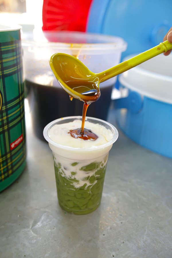 Cendol dawet stock image. Image of traditional, green - 348094161