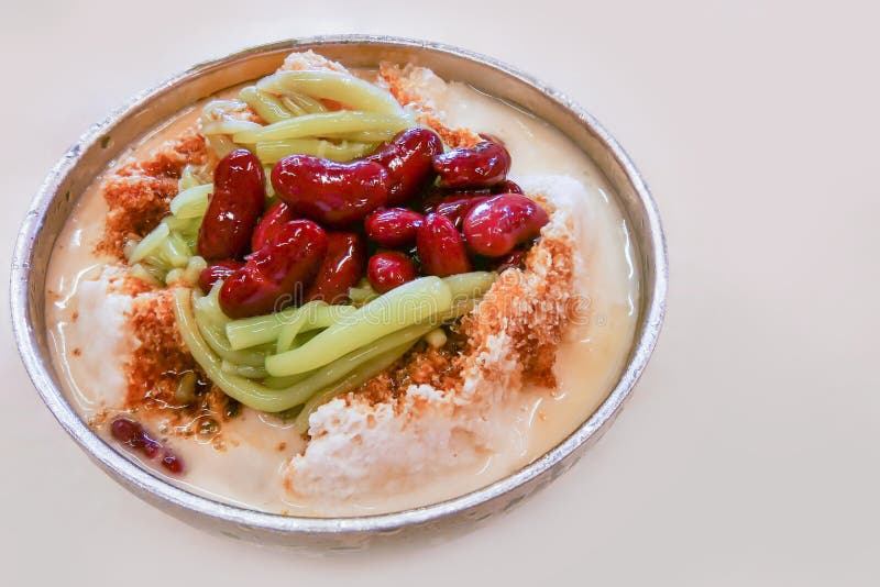 Cendol dessert stock photo. Image of cuisine, iced, gula - 96296824