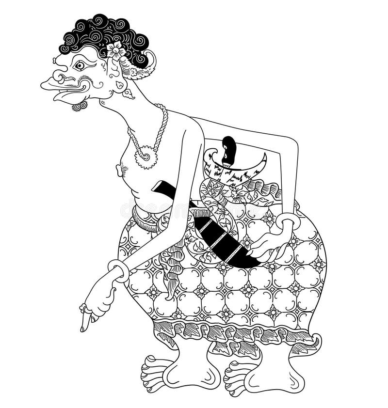 Dandunwacana stock vector. Illustration of culture, kurawa - 192094154