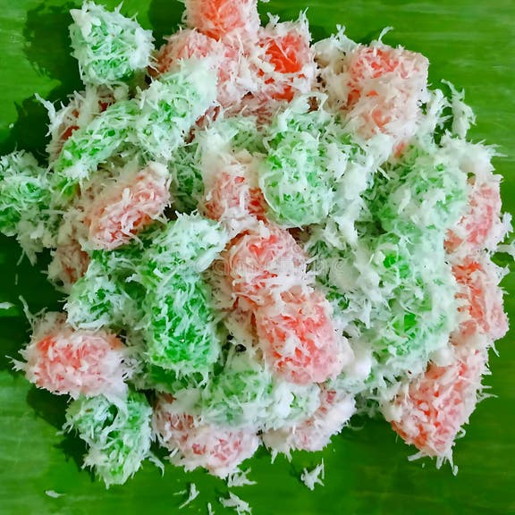 Cenil, Traditional Snack Originally from West Java Stock Image - Image ...