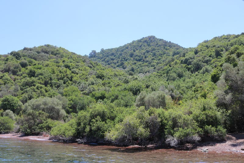 Cennet Bay of Marmaris, Turkey. Stock Image - Image of mugla, beach ...