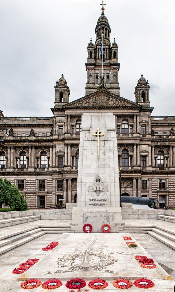 Glasgow Cenotaph editorial photography. Image of europe - 102786077