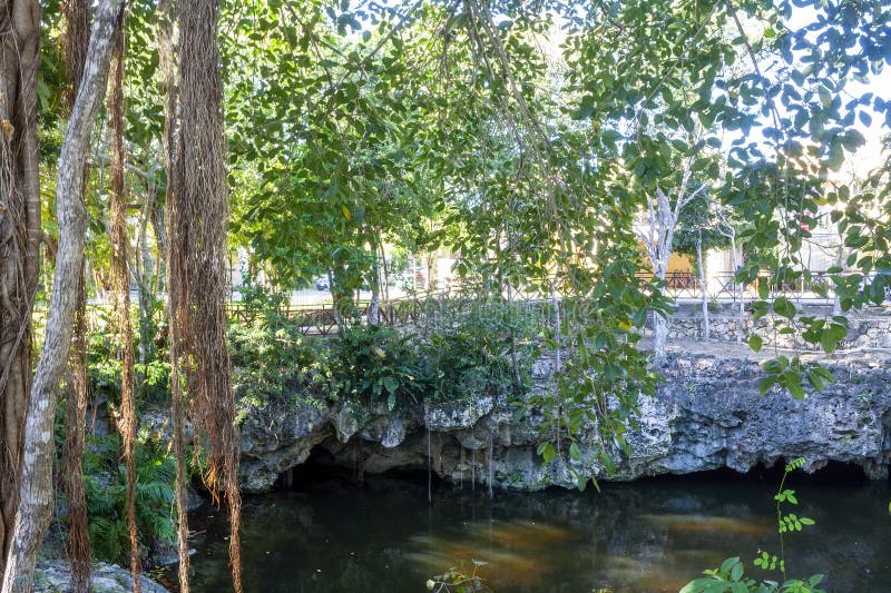 Cenote Akbal stock photo. Image of culture, sinkhole - 271902304