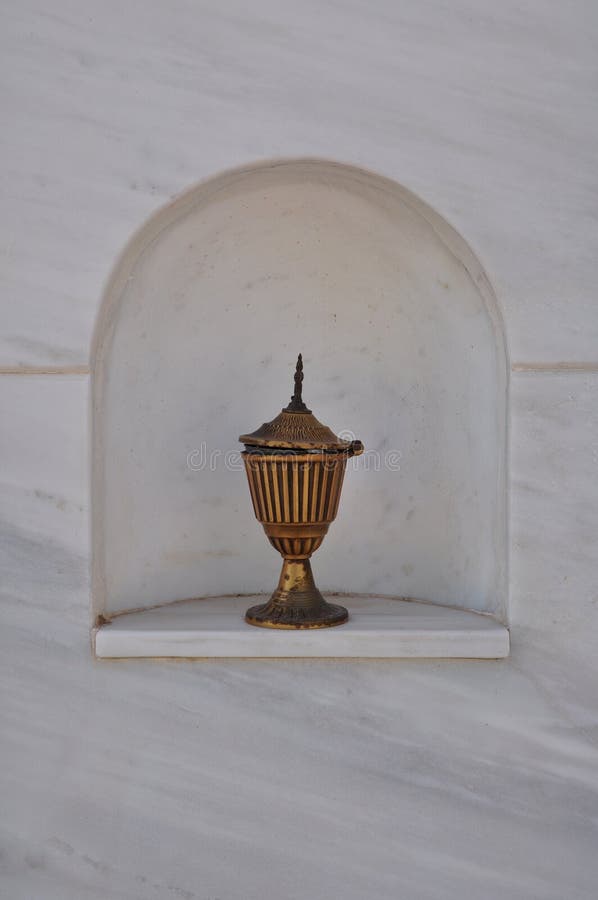 Censer Antique Bronze Thurible Stock Image - Image of antique, marble ...