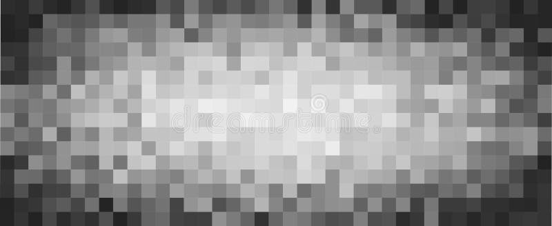 Censor Blur, Horizontal Pixelated Mosaic Bar, Large Grayscale Texture ...