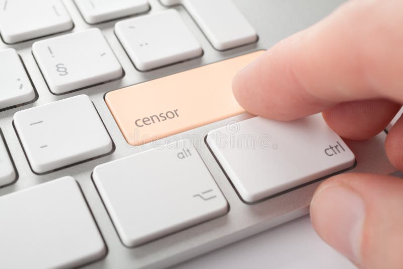 Censor internet concept stock photo. Image of finger - 27945296