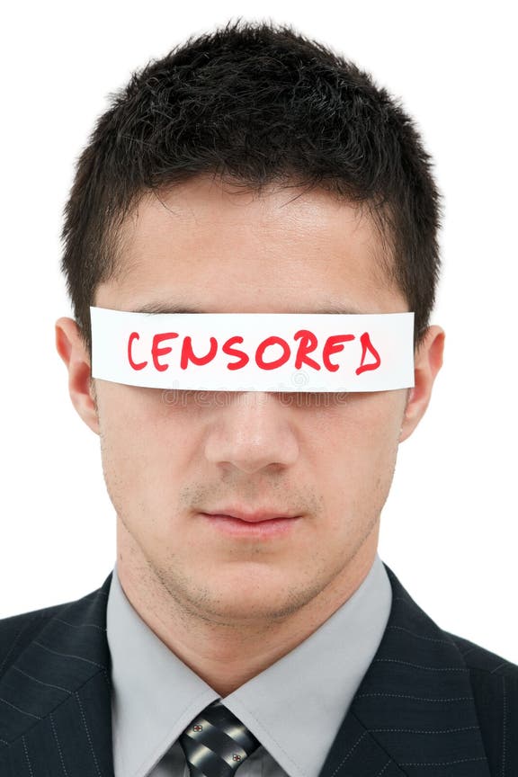 Censored stock image. Image of person, band, frustrate - 14075767