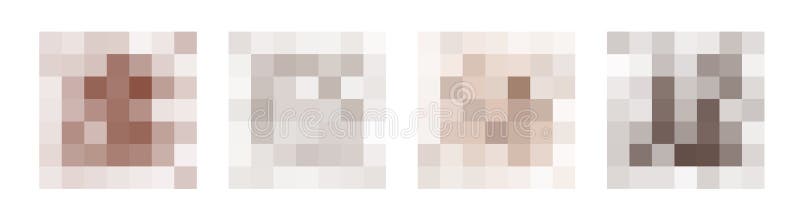 Censored Labels. Censor Blur Effect Texture Isolated. Vector ...