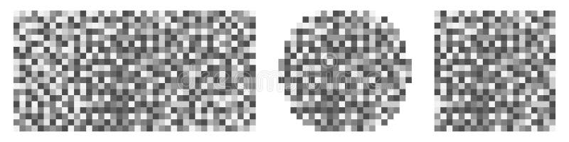Censored Pixel Square Background Illustration. Stock Illustration ...
