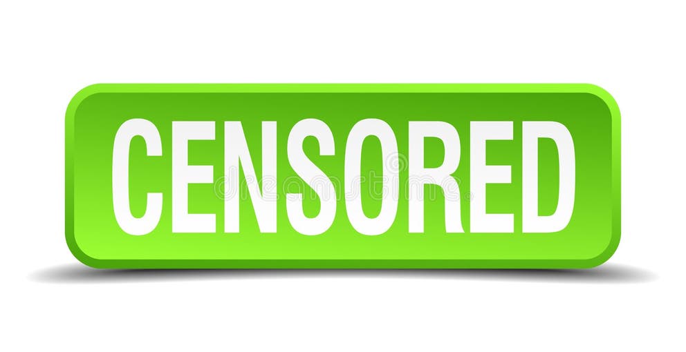 Censored button stock vector. Illustration of square - 121045929