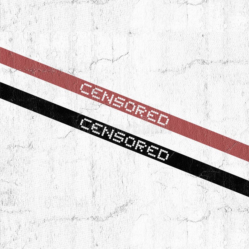 Censored symbol stock illustration. Illustration of label - 129851685