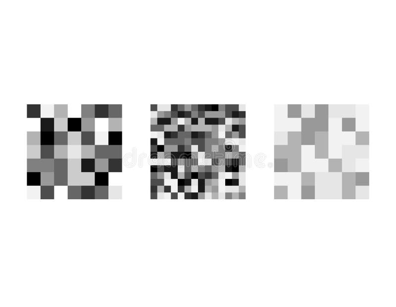Censor Pixel Sign Bar. Censorship Square Vector Graphic Blur Effect ...