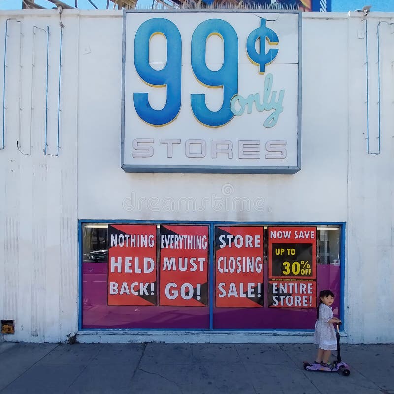 99 Cent only Going Out of Business Editorial Photo - Image of ...
