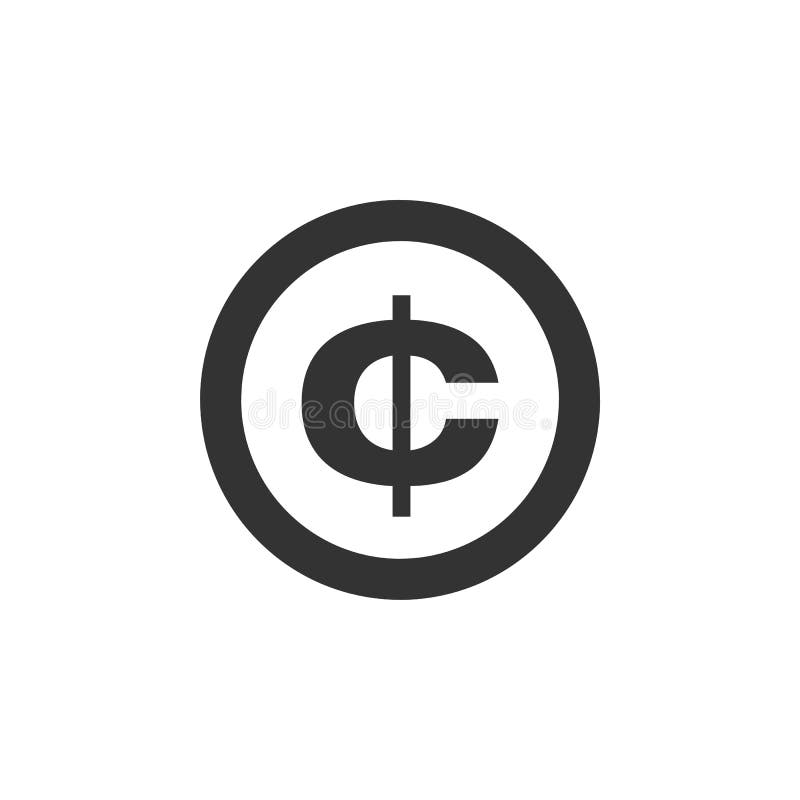 Cent Sign Logo Template Illustration Design. Vector EPS 10 Stock Vector ...