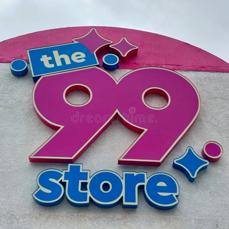 99 Cent only Store Exterior Sign Editorial Stock Image - Image of ...