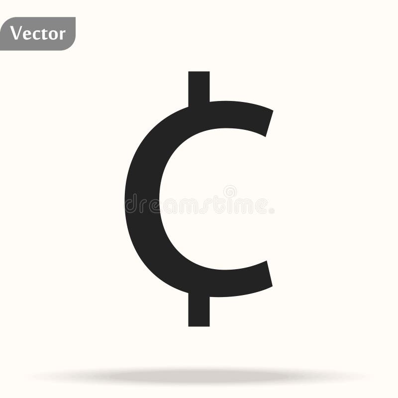 Cent symbol stock illustration. Illustration of cent - 29855154