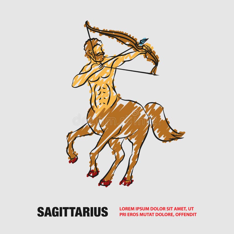 Centaur Outline Stock Illustrations – 199 Centaur Outline Stock ...