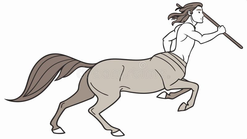 Centaur with Bow, Mythical Centaur, Fantasy Archer, and Legend Creature ...