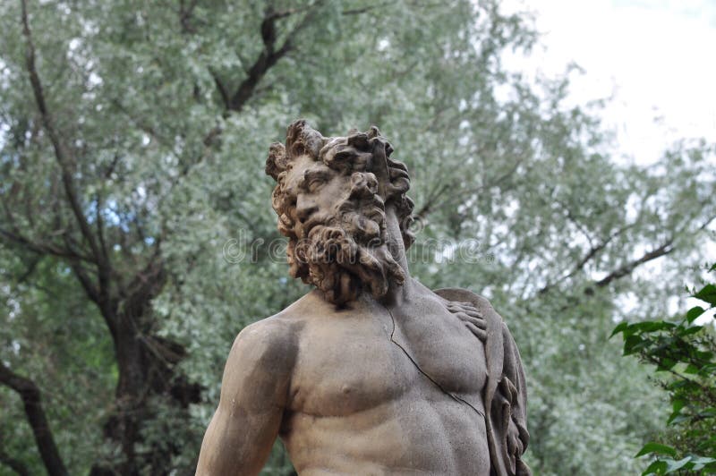 Centaur Sculpture portrait stock photo. Image of trees - 79651768