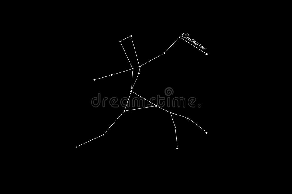Centaurus Constellation, Cluster of Stars Stock Image - Image of ...