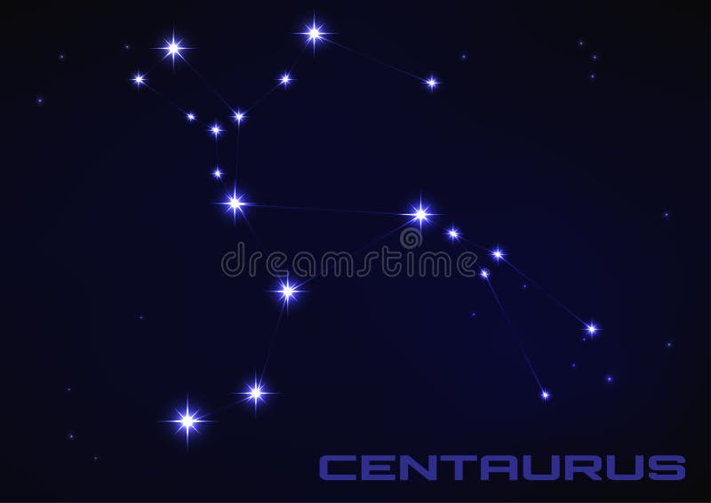 Centaurus constellation stock vector. Illustration of star - 49142798