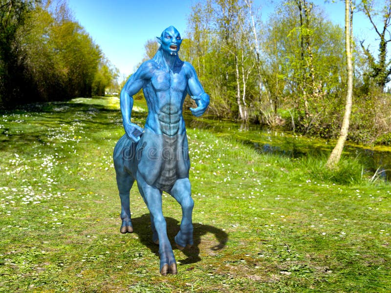 Centaurus stock image. Image of sculpture, tree, fairy - 94351799